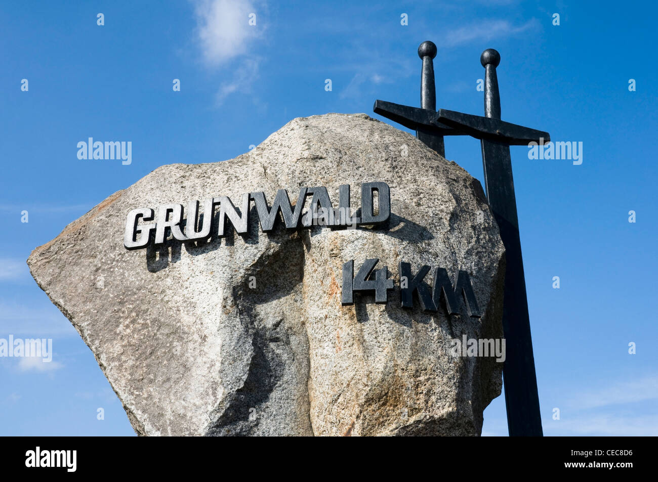 monument to the Battle of Grunwald (1410), Grunwald, Poland Stock Photo ...