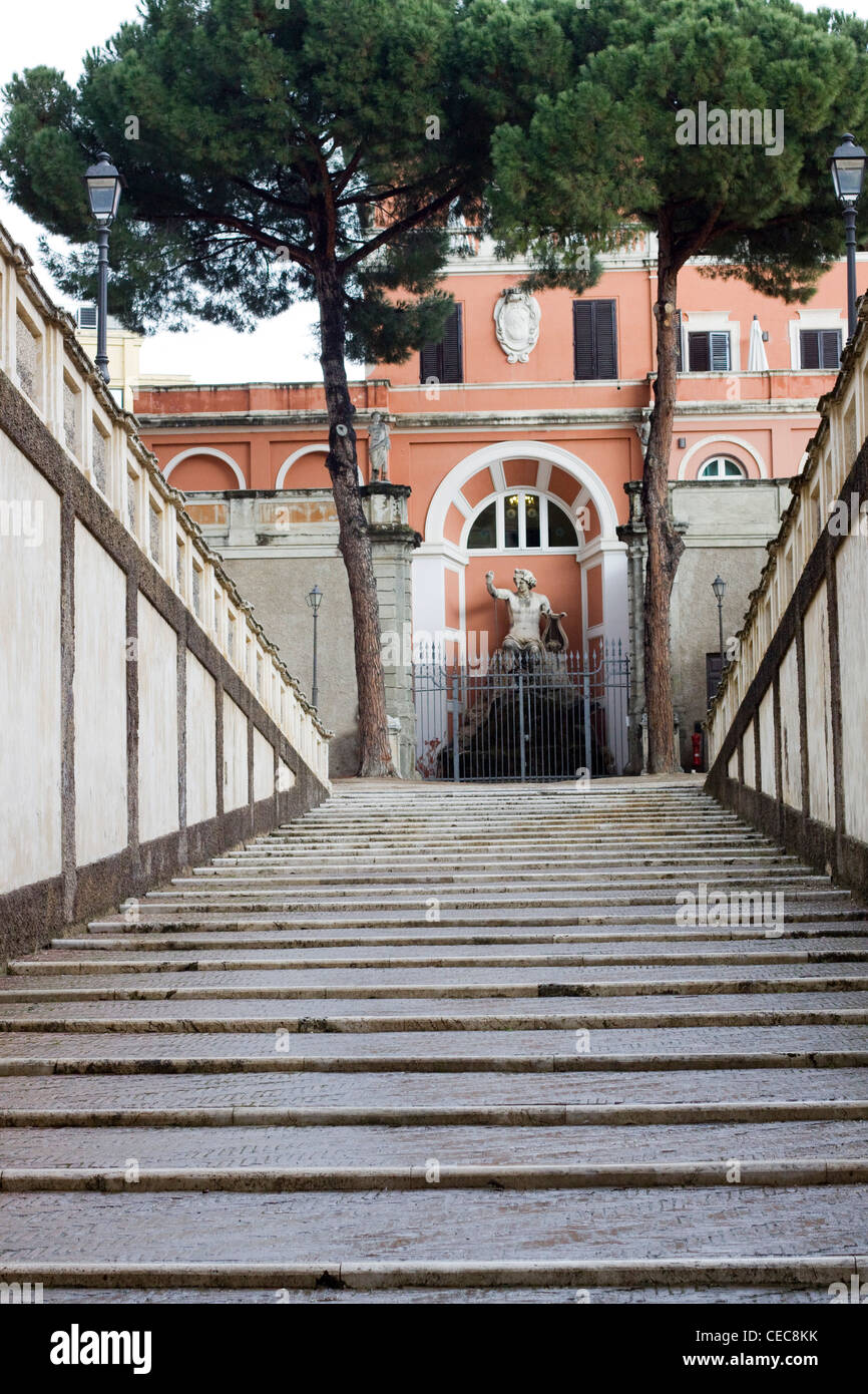 Staircase steep european hi-res stock photography and images - Alamy