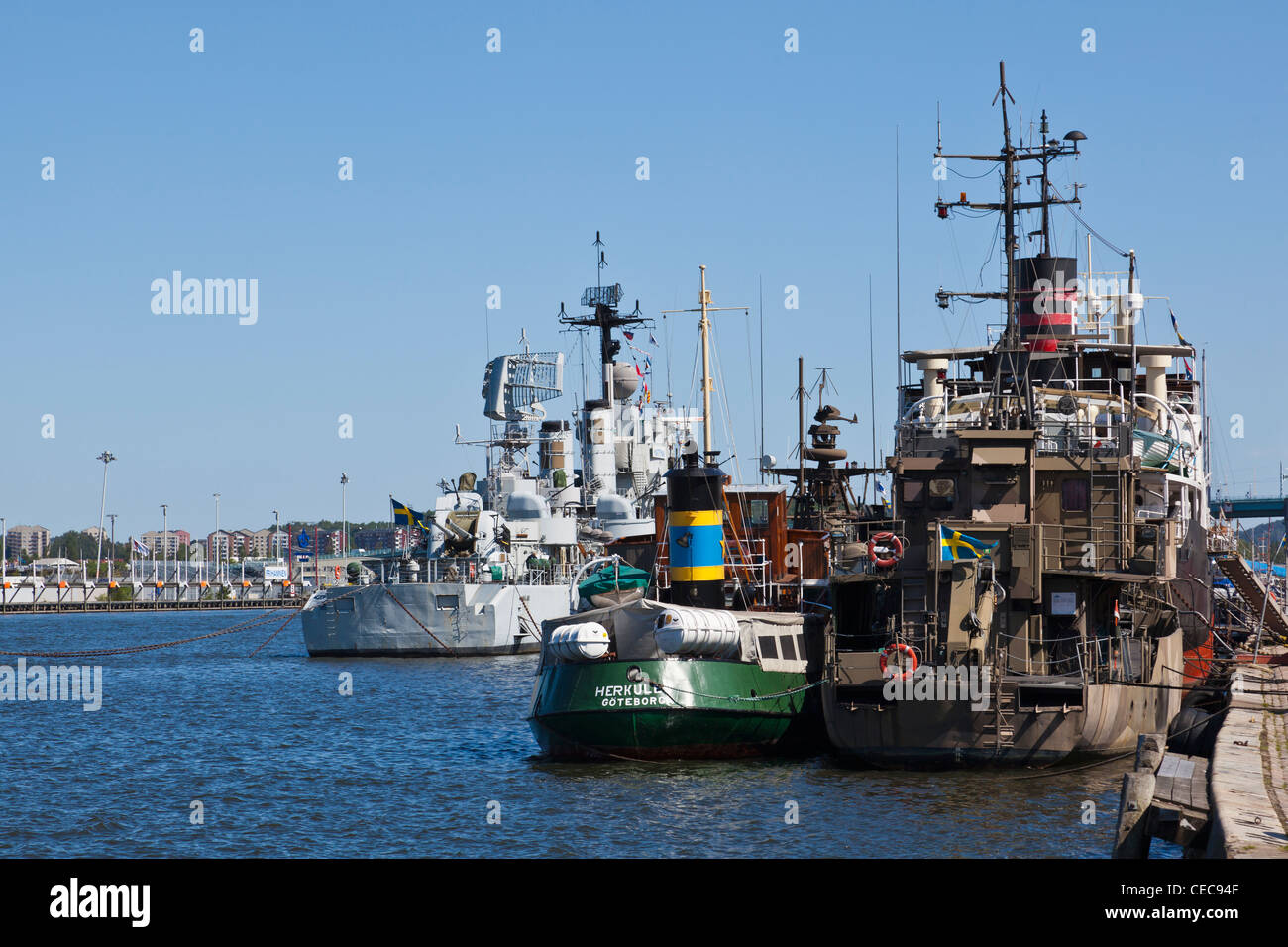 Ship museum in the port of Gothenburg Stock Photo - Alamy