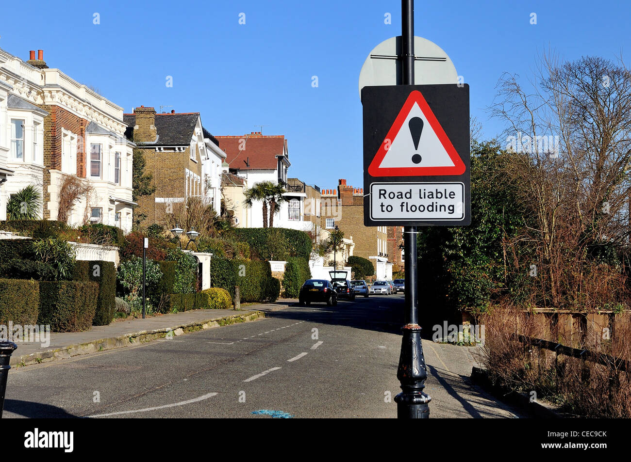 The mall london road sign hi-res stock photography and images - Alamy