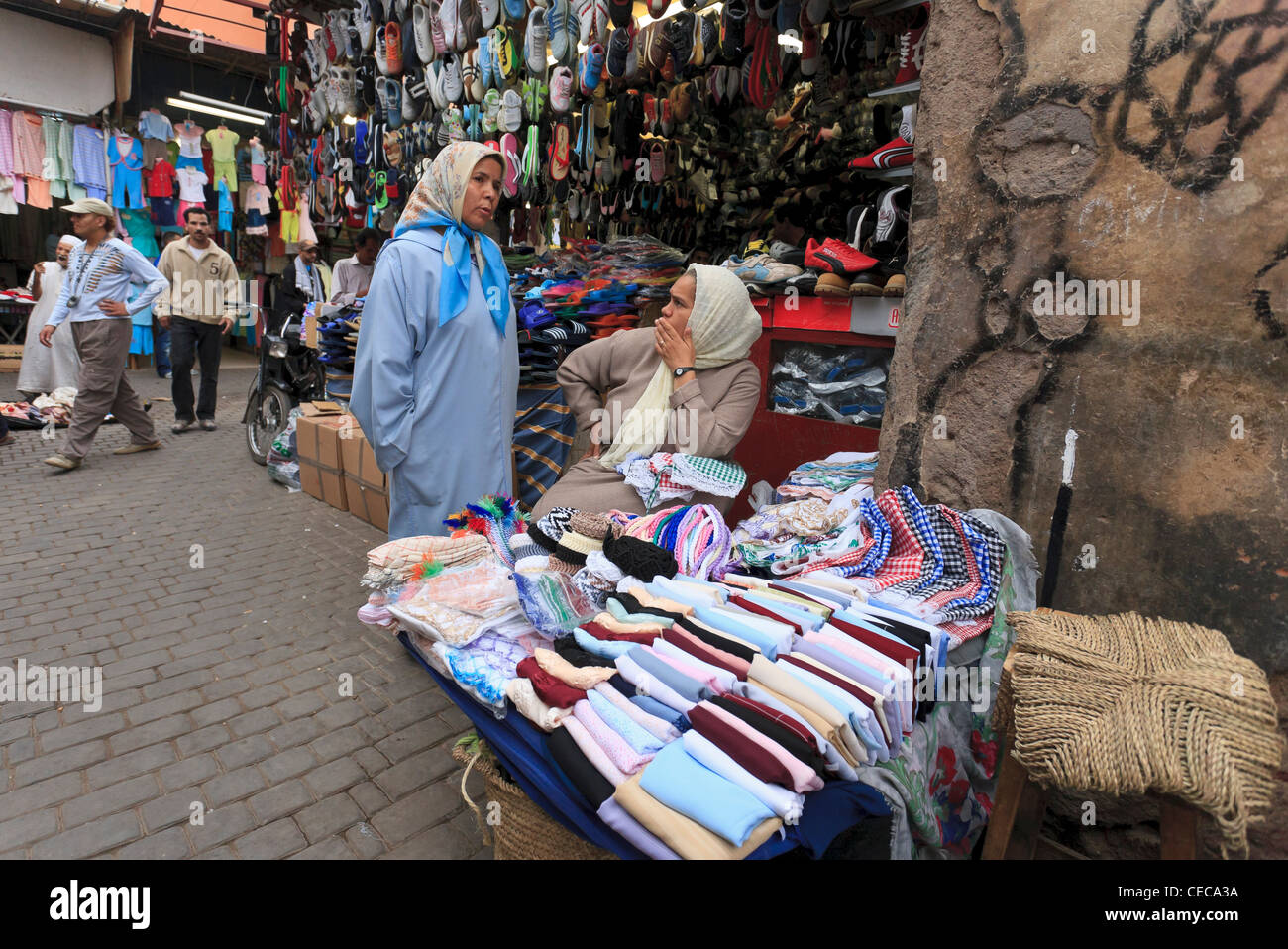 Marrakech Marrakesh Clothes Shop High Resolution Stock Photography and ...
