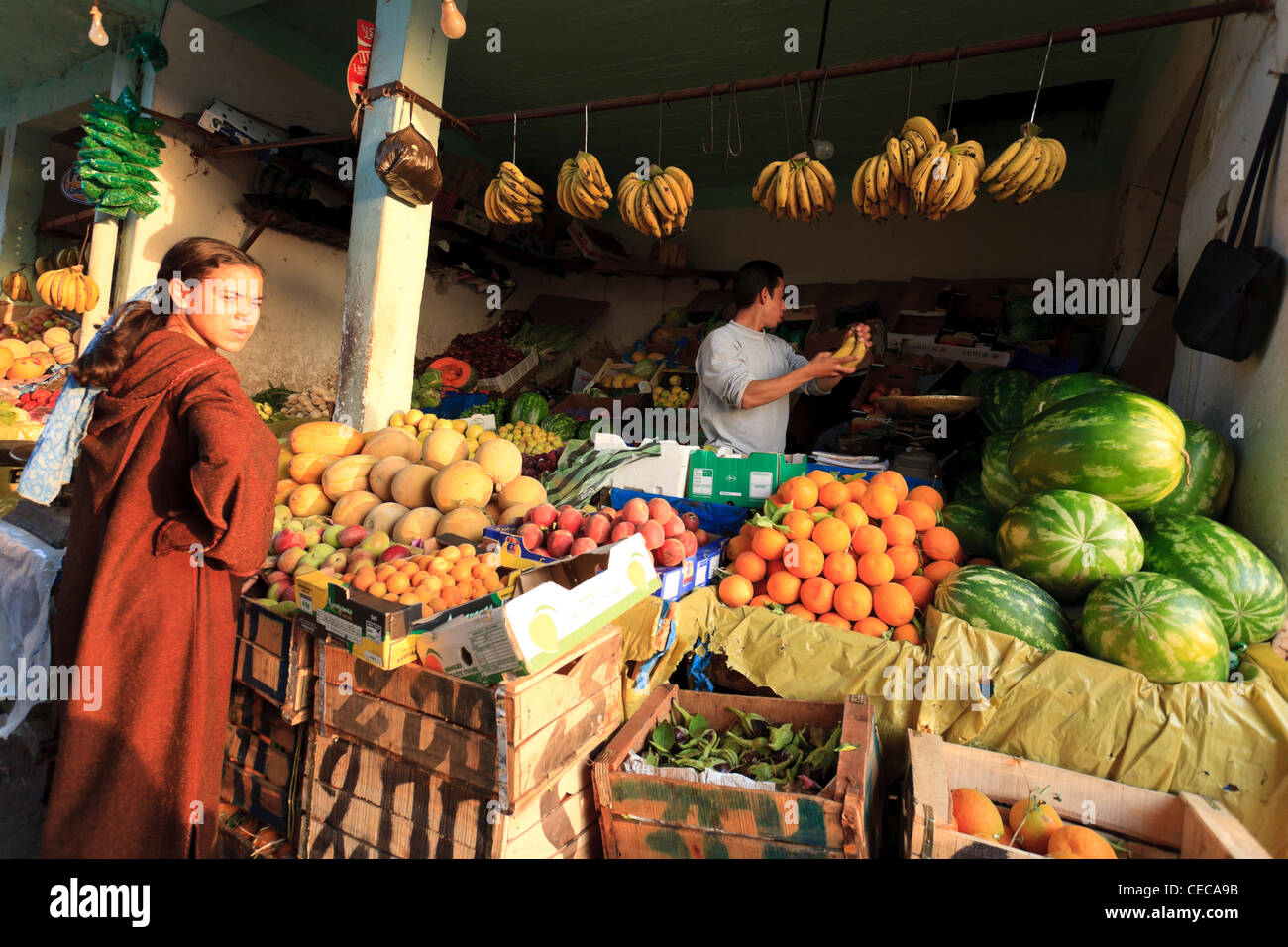 Morocco, Marrakech, Local Market Stock Photo - Alamy
