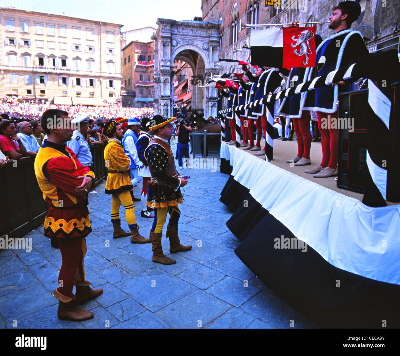 Palio de siena hi-res stock photography and images - Alamy