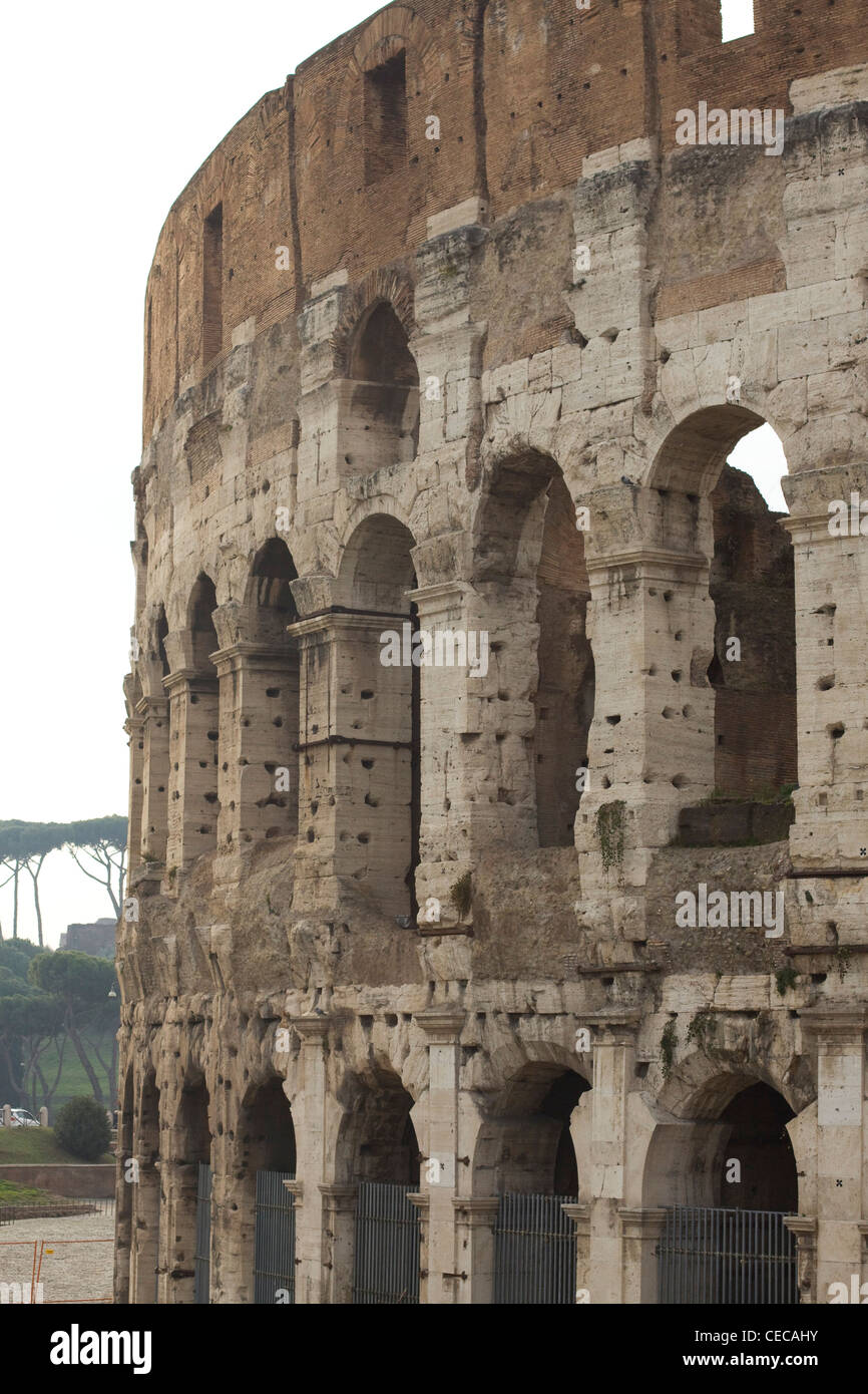 Colosseum Flavian Amphitheatre in Rome Italy Stock Photo - Alamy