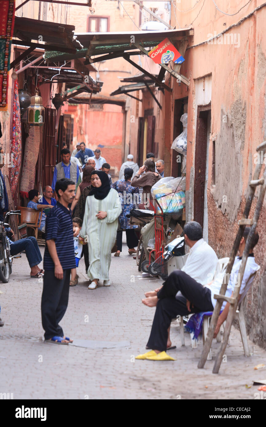 Morocco, Marrakech, Medina (Old Town Stock Photo - Alamy