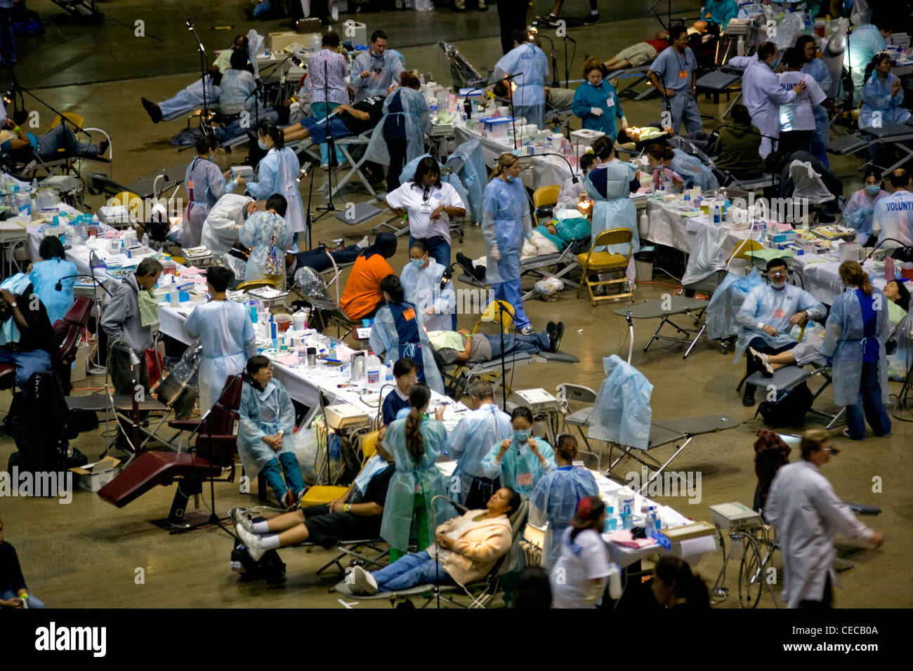 Hundreds of indigent people receive free dental care in Inglewood, CA ...