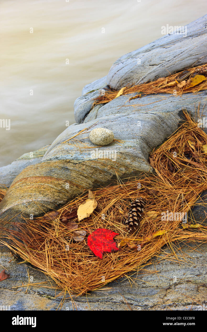 The falls in Coos Canyon in Byron, Maine. Fall Stock Photo - Alamy
