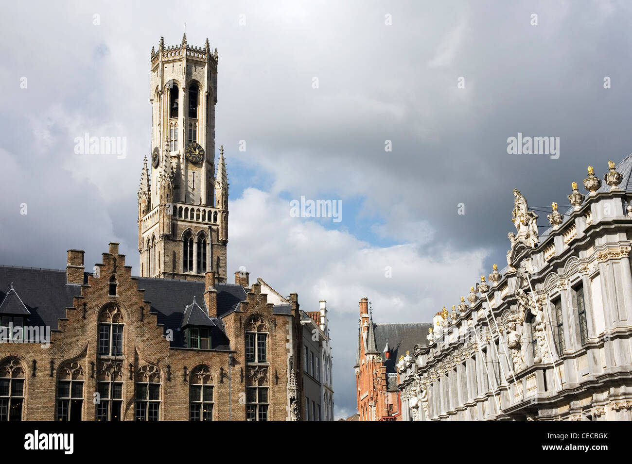 medieval Building Bruges Belgium Stock Photo - Alamy