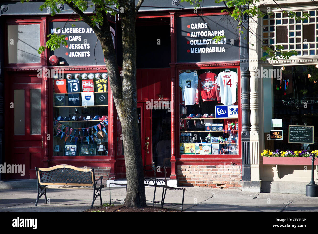 Main Street, Cooperstown, NY Stock Photo - Alamy
