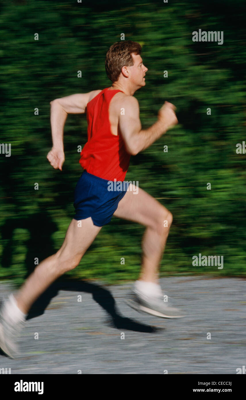 Man Running, motion blur Stock Photo - Alamy