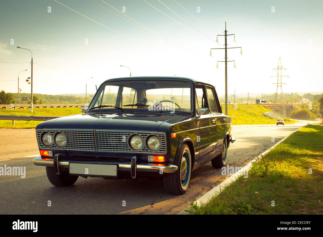 Old Soviet Car Stock Photo - Alamy