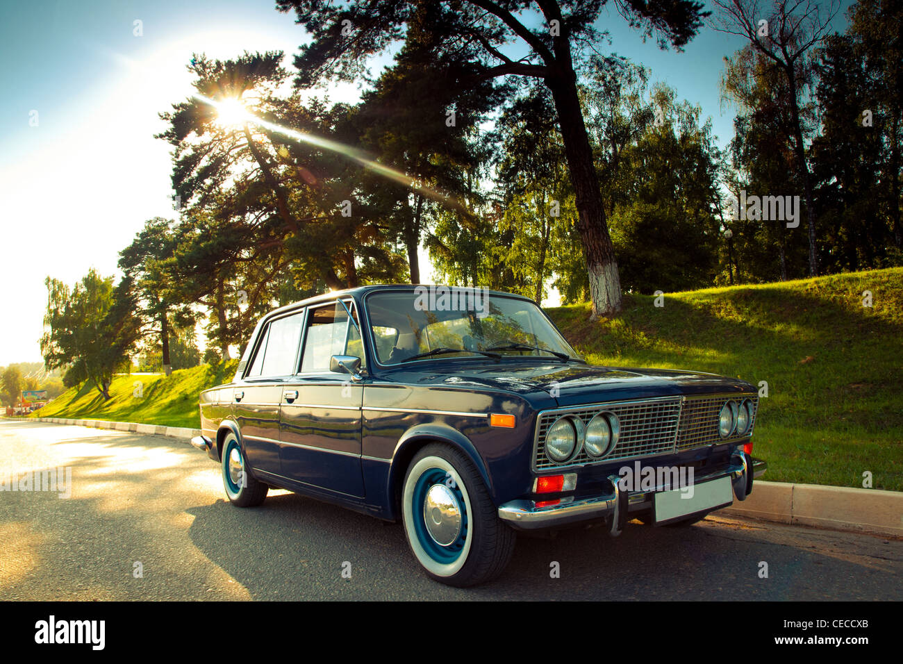 Old Soviet Car Stock Photo - Alamy