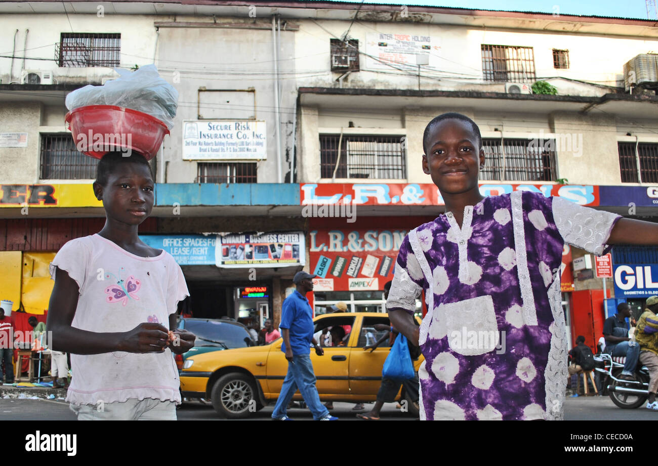 Liberia children portraits hi-res stock photography and images - Alamy