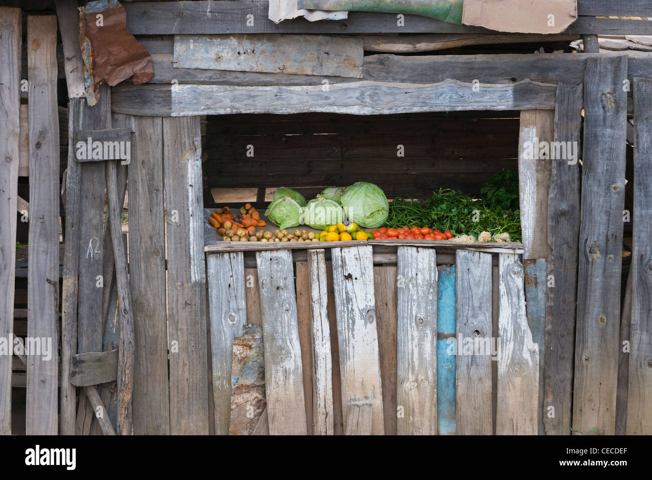 Vegetable booth, Antananarivo, Madagascar Stock Photo - Alamy