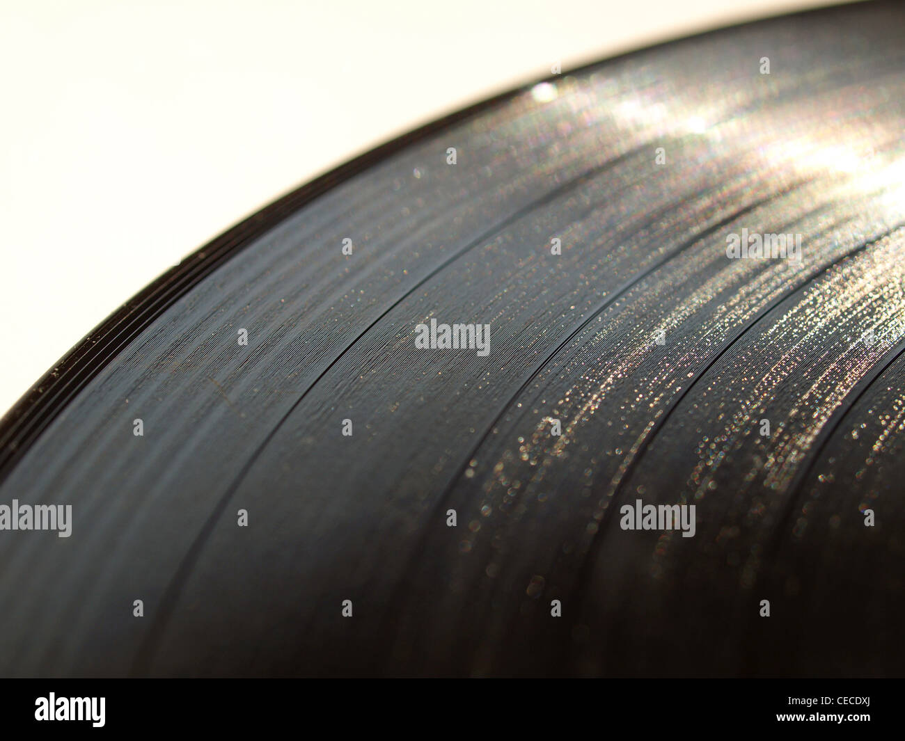 Vinyl record vintage analog music recording medium Stock Photo - Alamy