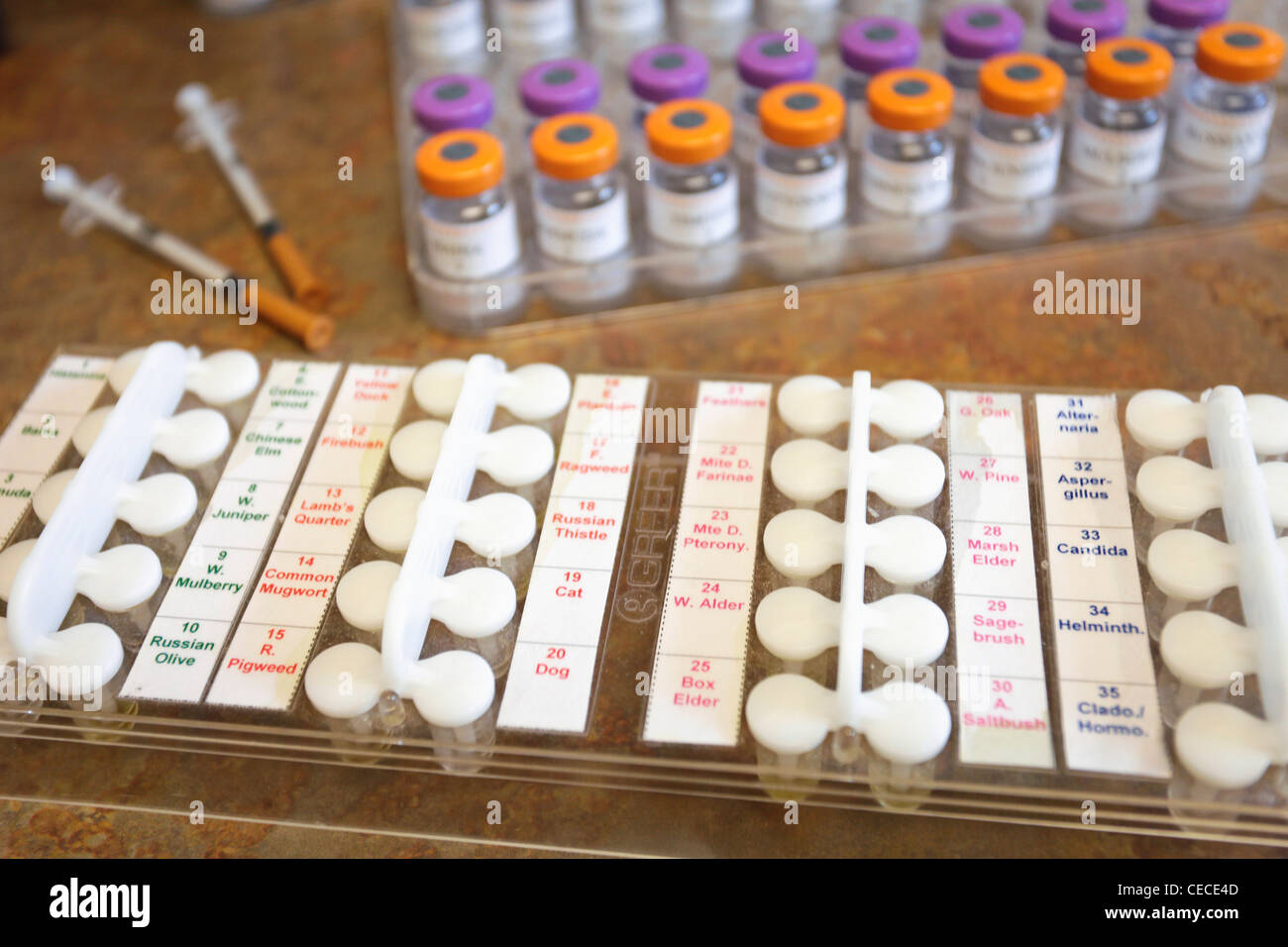 Allergy testing hi-res stock photography and images - Alamy