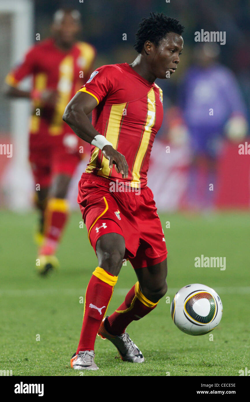 Samuel Inkoom of Ghana controls the ball during a 2010 FIFA World Cup ...