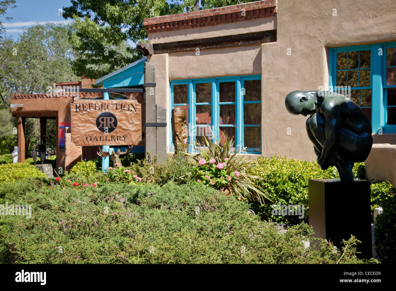Santa fe new mexico canyon road hi-res stock photography and images - Alamy