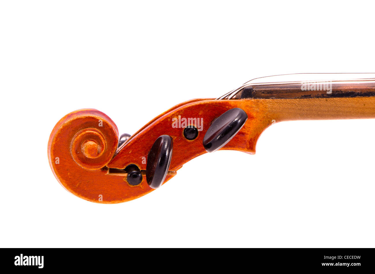 Violin detail Cut Out Stock Images & Pictures - Alamy