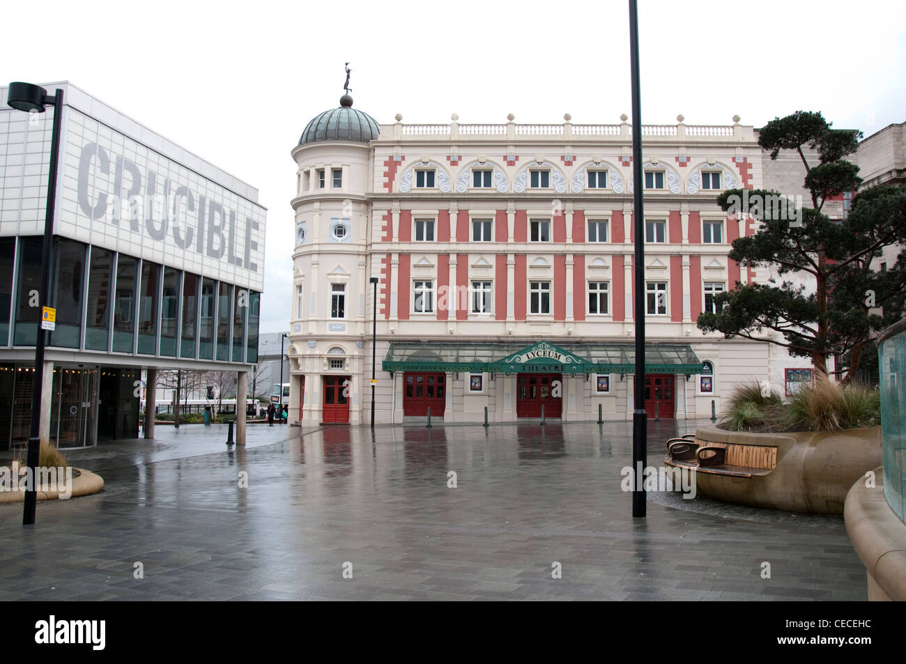 Tudor Square in Sheffield City Centre, South Yorkshire UK Stock Photo ...