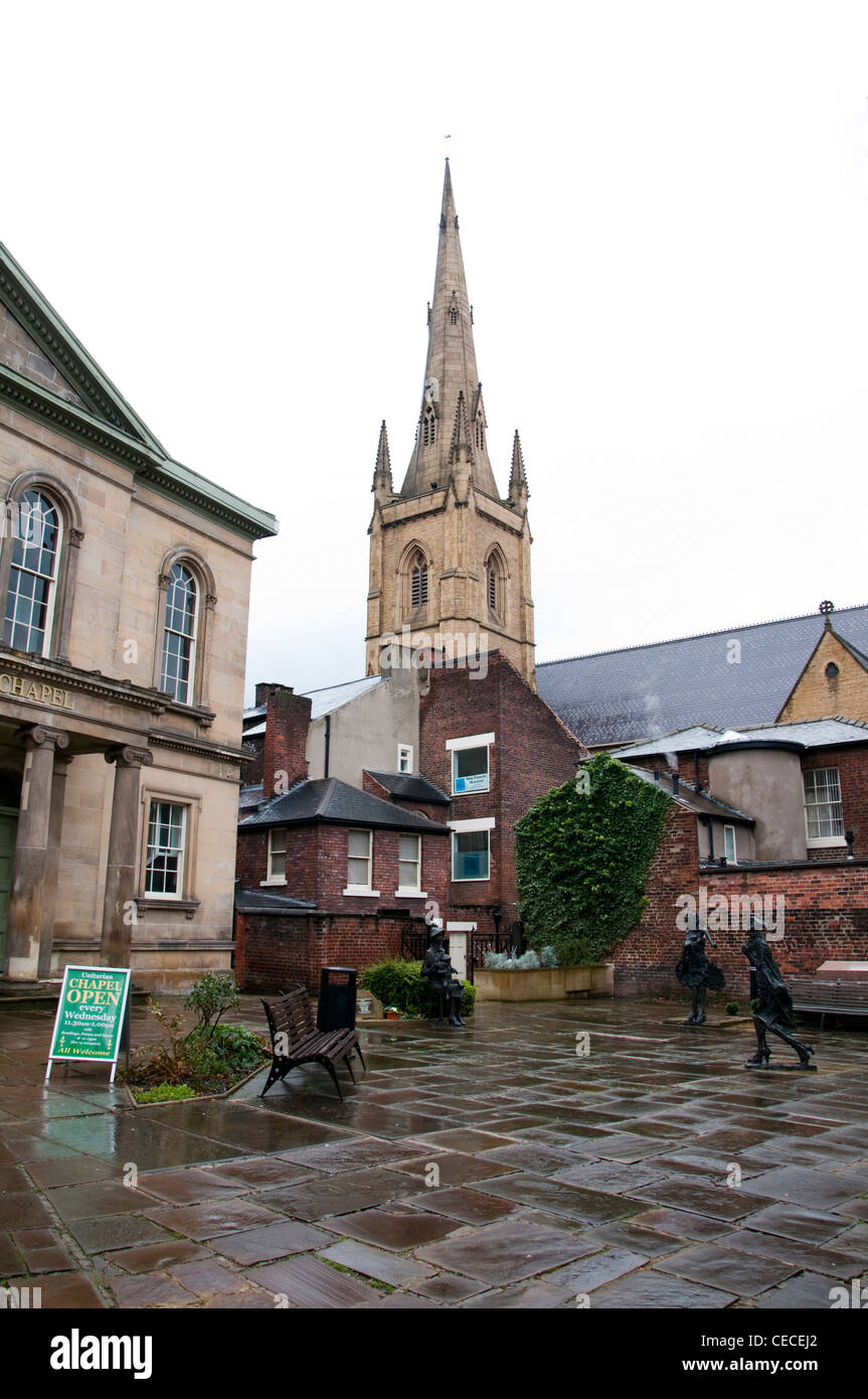 Unitarian Chapel in Sheffield City Centre, South Yorkshire UK Stock ...
