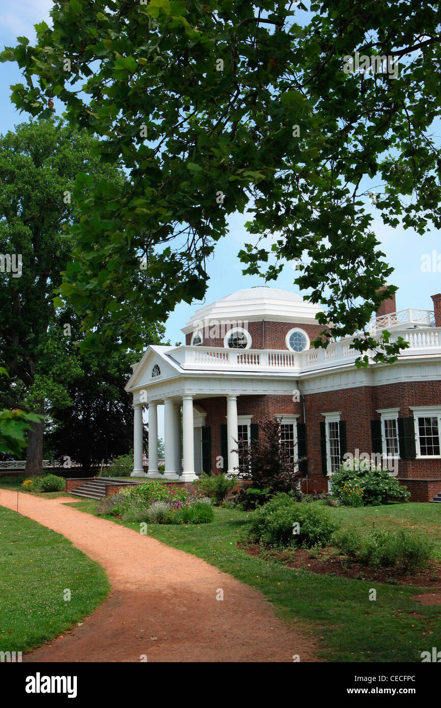 Monticello in Charlottesville, Virginia Stock Photo - Alamy