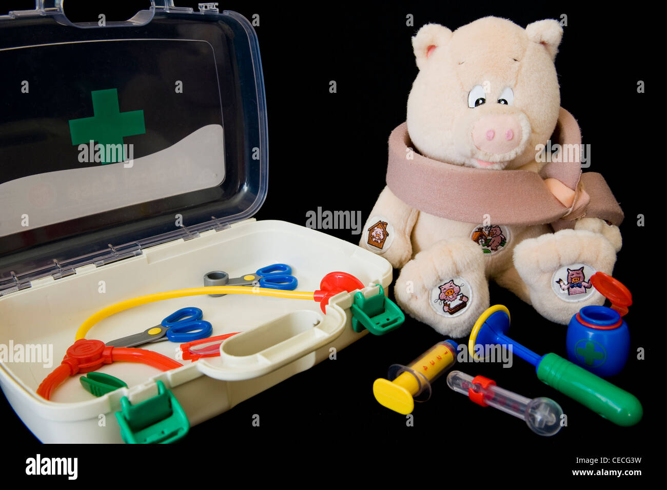 Soft toy with painful injury injuries hi-res stock photography and ...