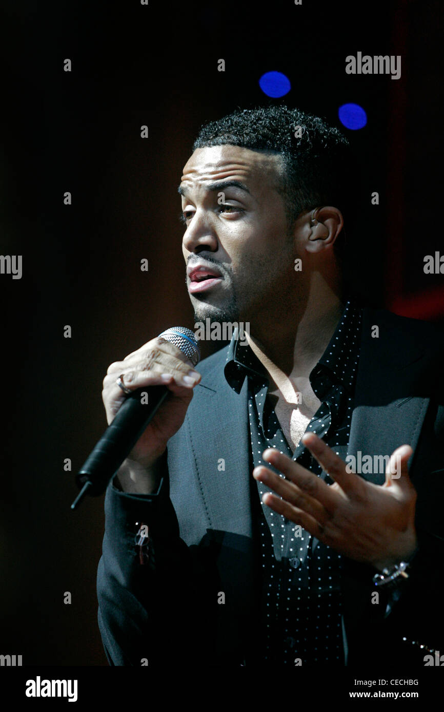 British singer and songwriter Craig David Stock Photo - Alamy