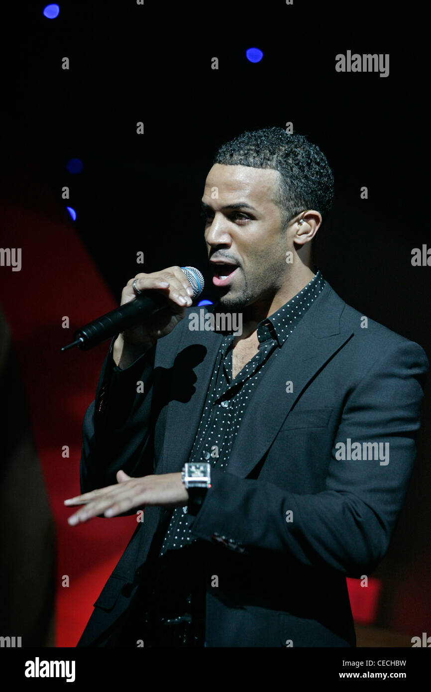 British singer and songwriter Craig David Stock Photo - Alamy