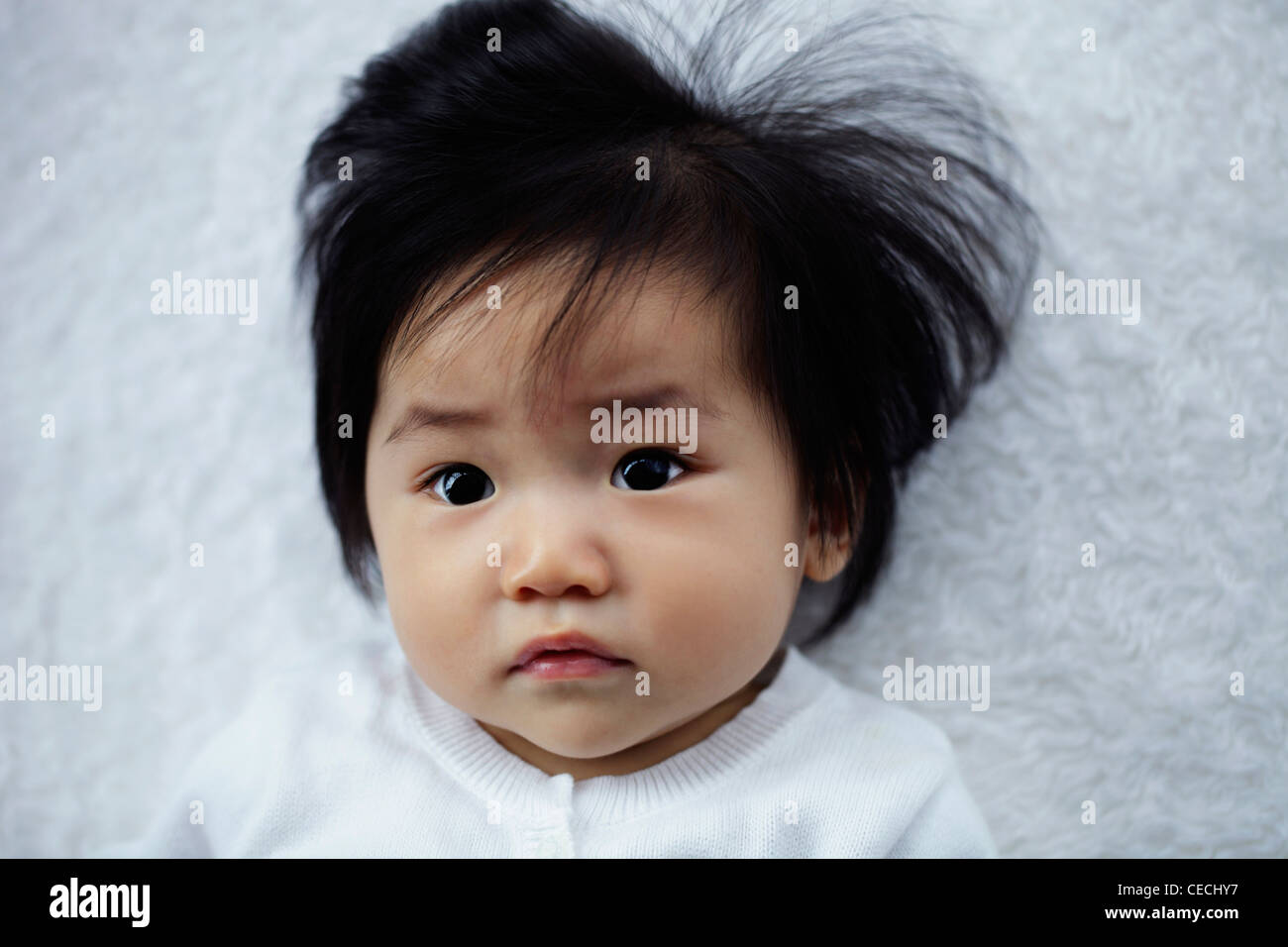 Head shot of Chinese baby Stock Photo - Alamy