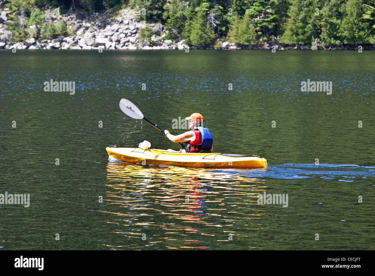 Kayak Acadia National Park Stock Photos & Kayak Acadia National Park ...
