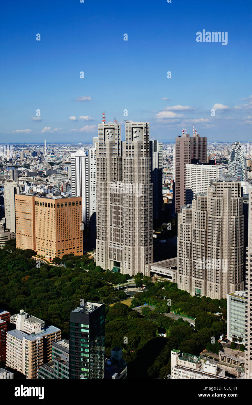 Japan,Tokyo,Shinjuku Area Skyline Stock Photo - Alamy