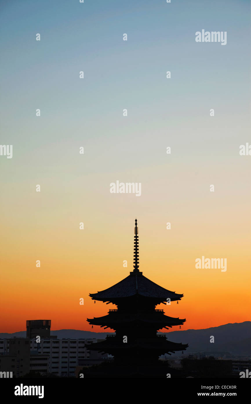Toji temple at sunset kyoto hi-res stock photography and images - Alamy