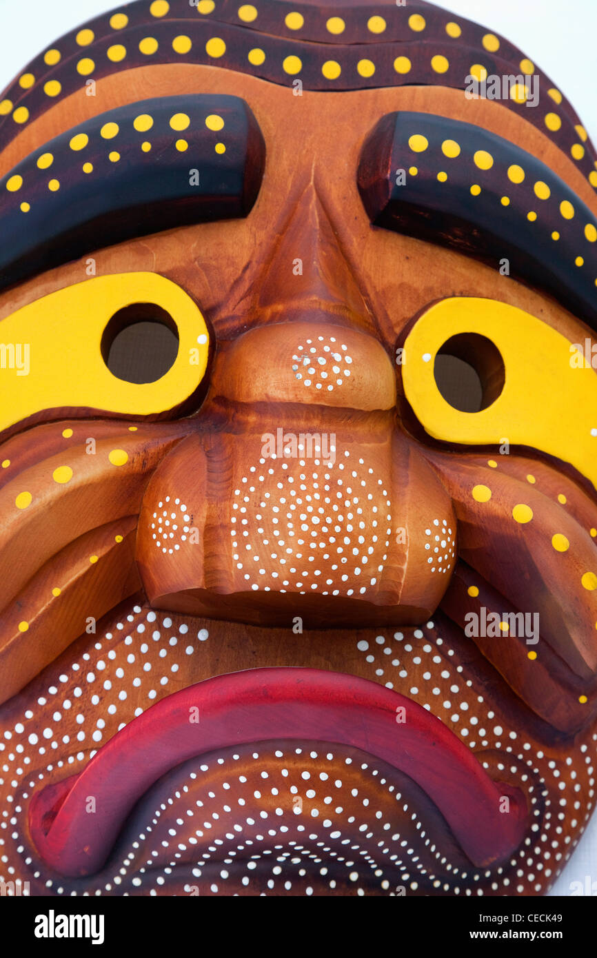 Traditional Wooden Mask, Korea Stock Photo - Alamy