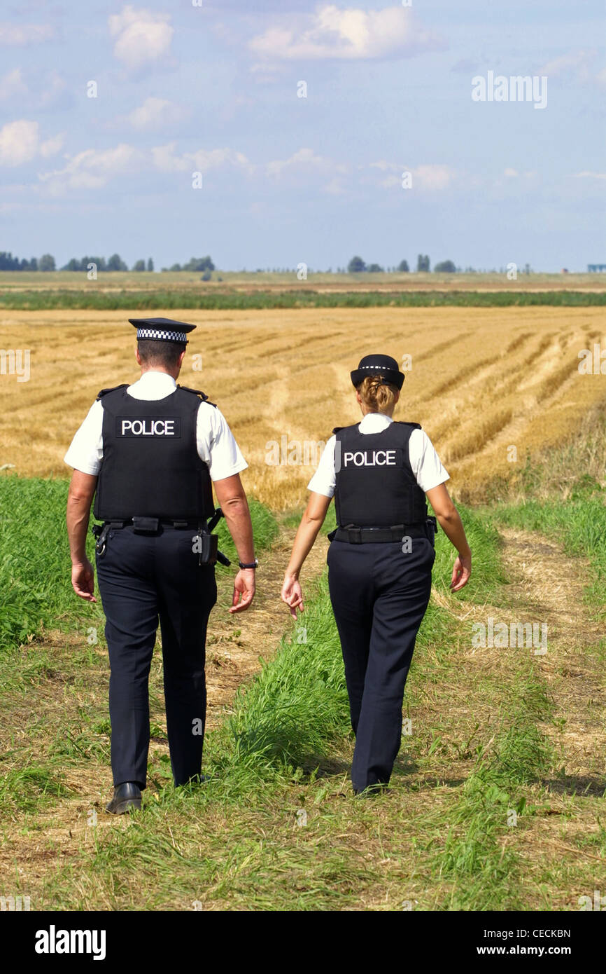 British police officer patrolling rural hi-res stock photography and ...
