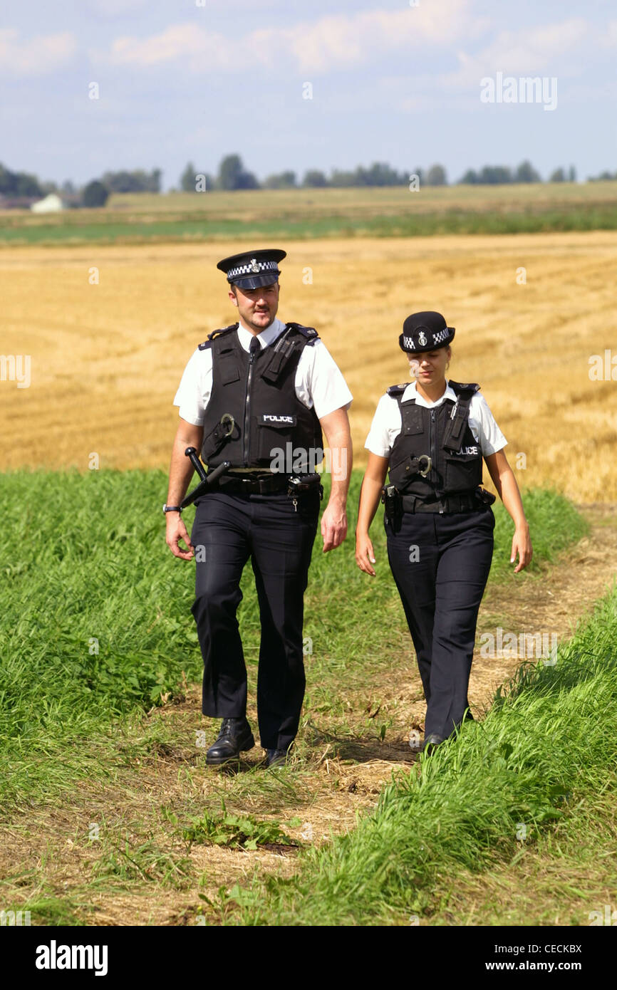 British police officer patrolling rural hi-res stock photography and ...