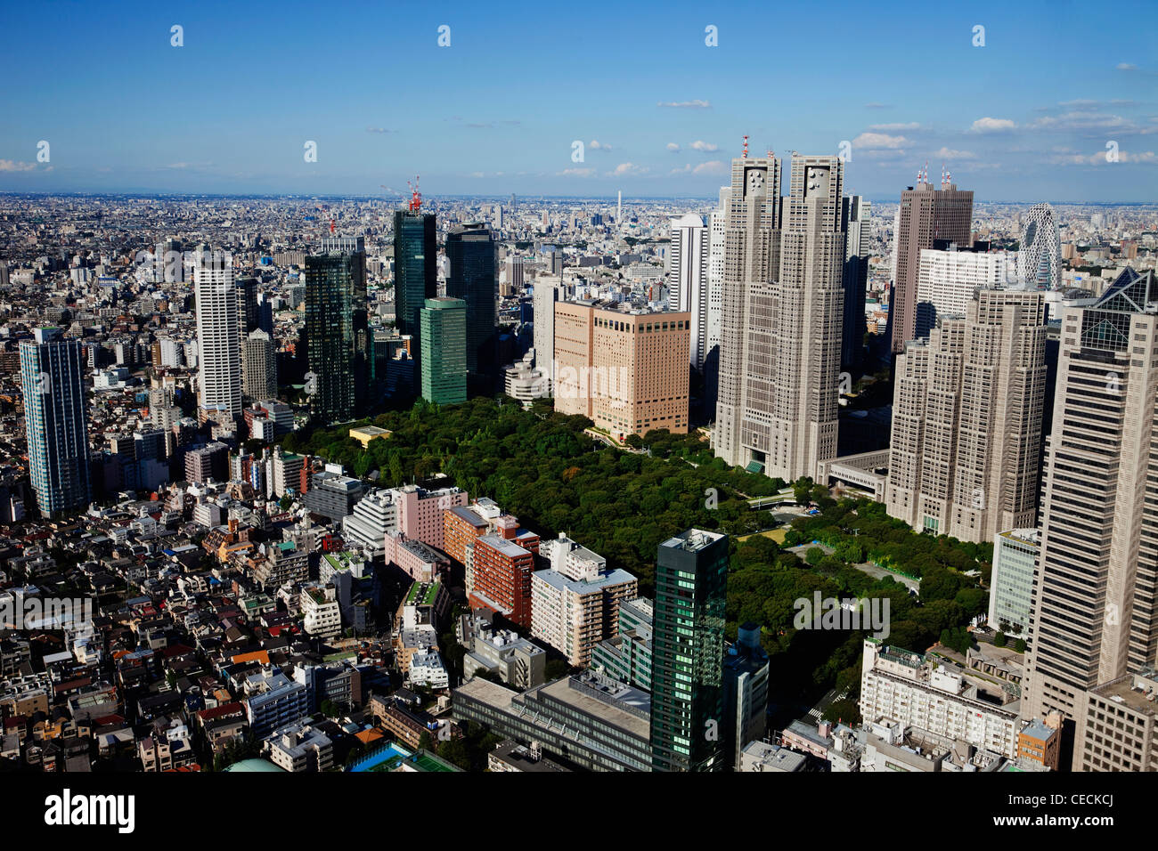 Japan,Tokyo, Shinjuku Area Skyline Stock Photo - Alamy