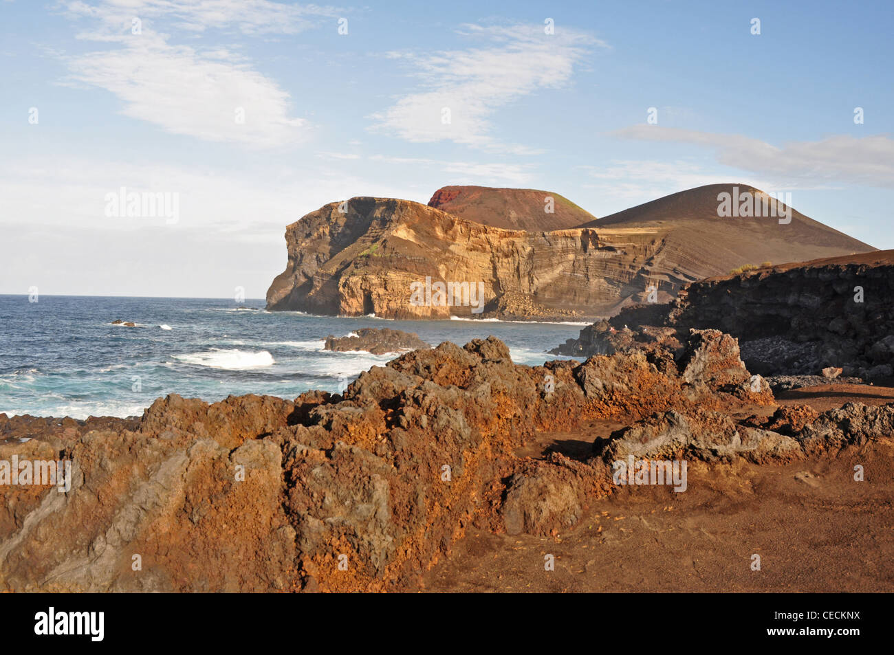 EUROPE, PORTUGAL, AZORES, Faial, Ponta dos Capelinhos, with 1958 ...
