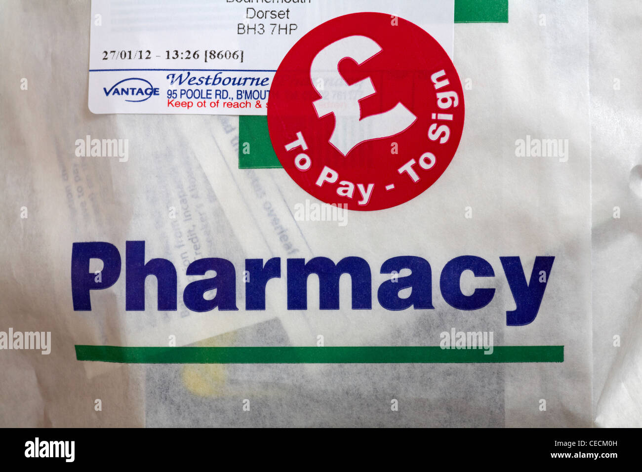 Pharmacy bag hi-res stock photography and images - Alamy