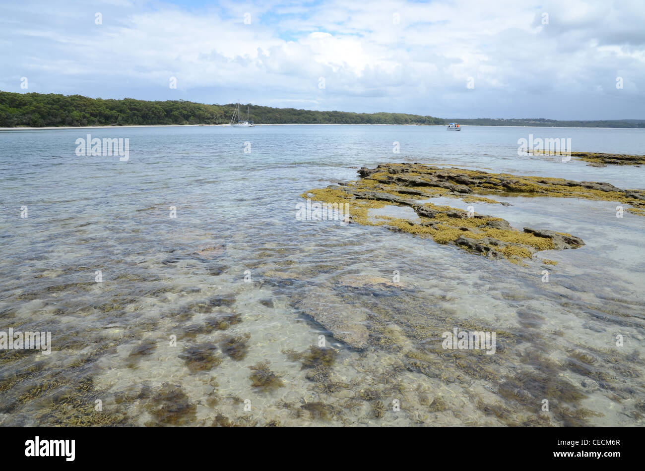 Pristine water at Jervis Bay, New South Wales, Australia Stock Photo ...