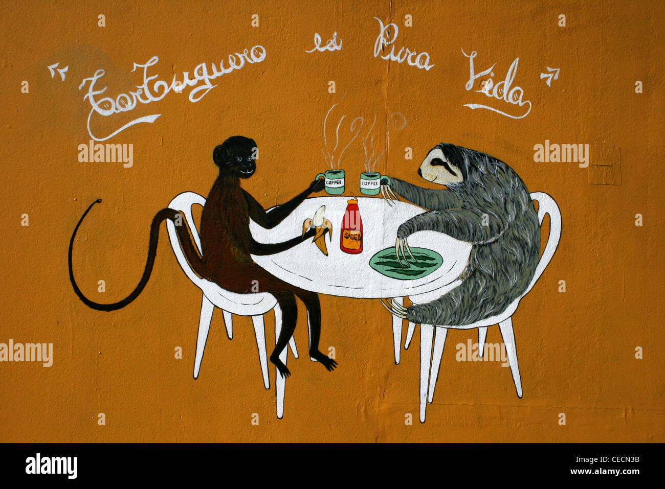 Monkey Mural High Resolution Stock Photography and Images - Alamy