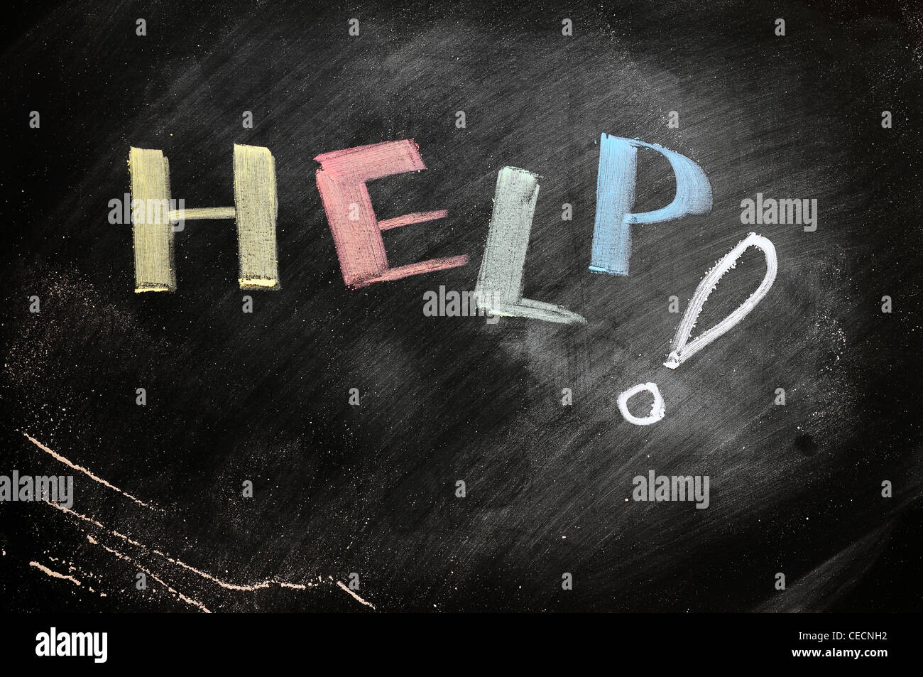 chalk help blackboard board chalkboard white background sign concept ...