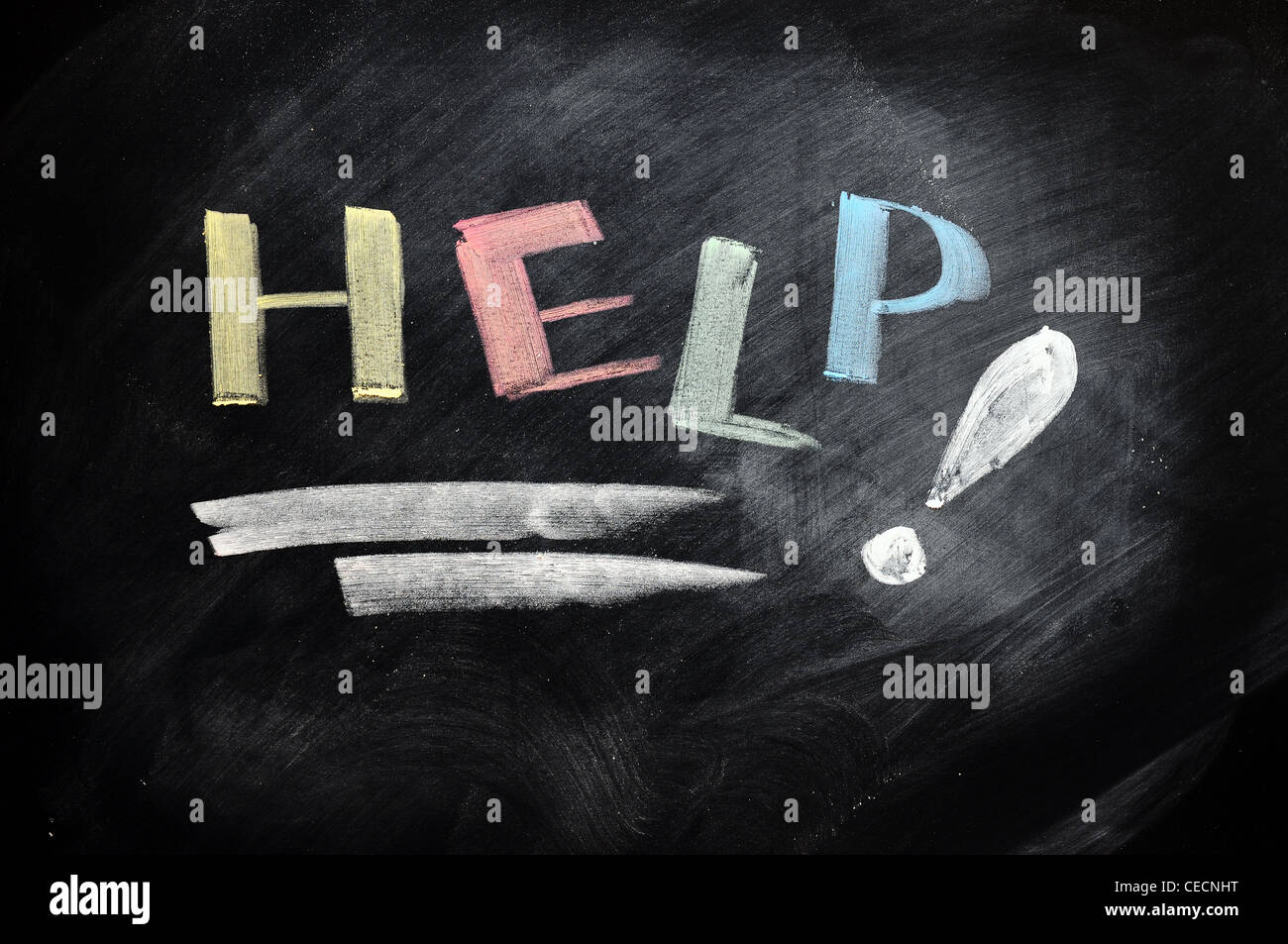 chalk help blackboard board chalkboard white background sign concept ...