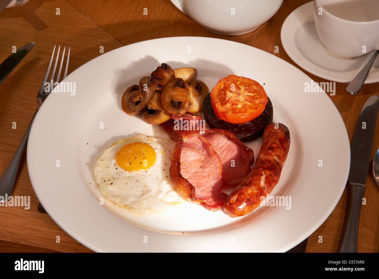 Full English cooked breakfast, brunch Stock Photo - Alamy