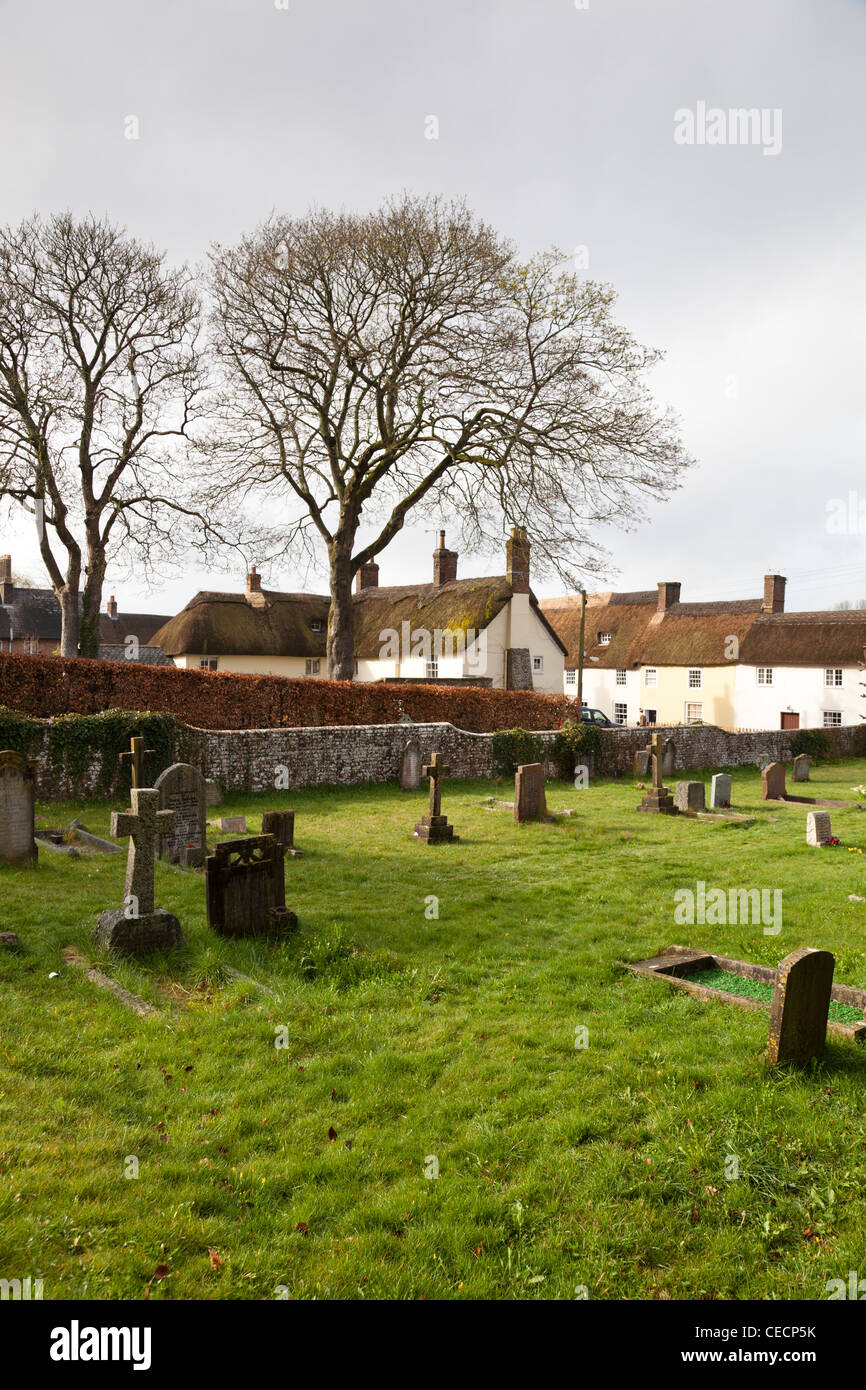 Graveyard of St Mary's church, Puddletown, Dorset, England Stock Photo ...