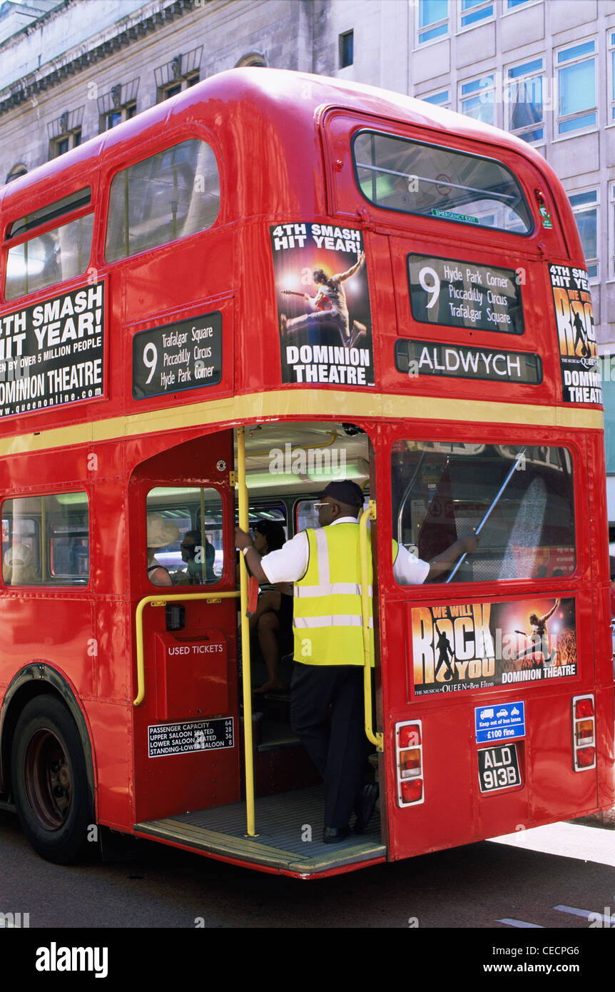 England, London, Routemaster Double Decker Bus Stock Photo - Alamy