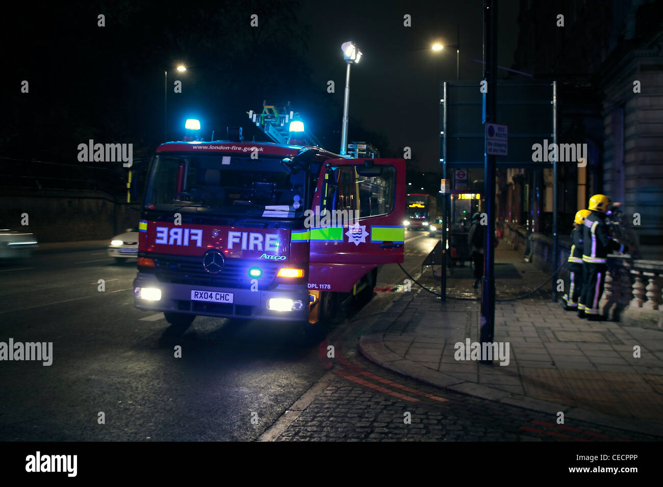 London Fire Brigade Mercedes Atego High Resolution Stock Photography ...