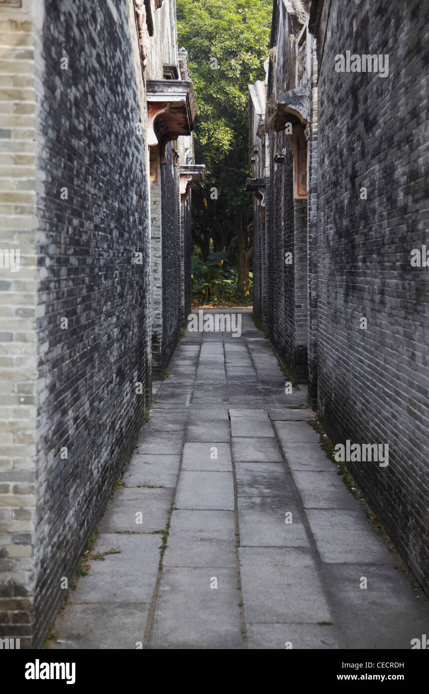 Alleyway in Majiang Long village (UNESCO World Heritage Site), Kaiping ...