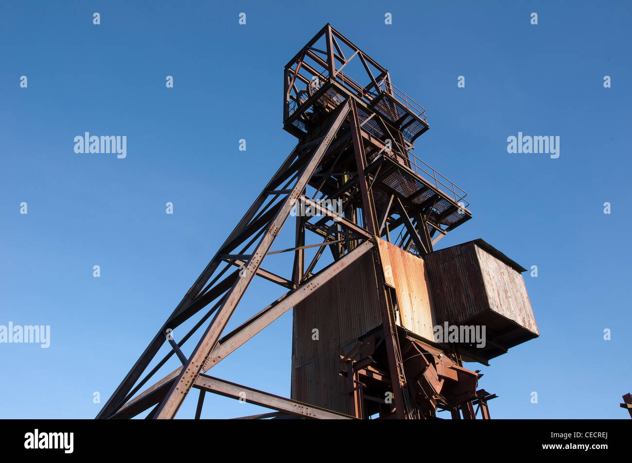 The Groverake flourspar mine is located between the villages of ...