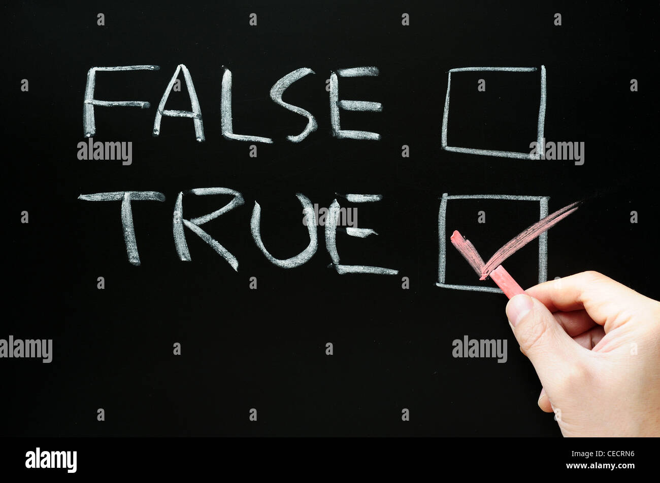 false true horizontal chalk handwriting checkbox black white survey ...